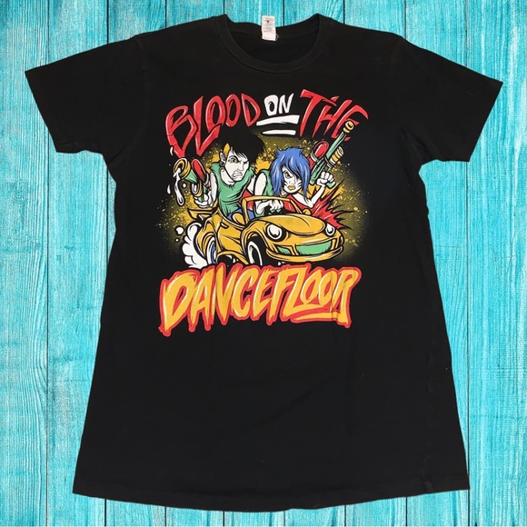 Hot Topic | Shirts | Botdf Blood On The Dance Floor Drive By Chibi Shirt Brokencyde Emo Scene ...